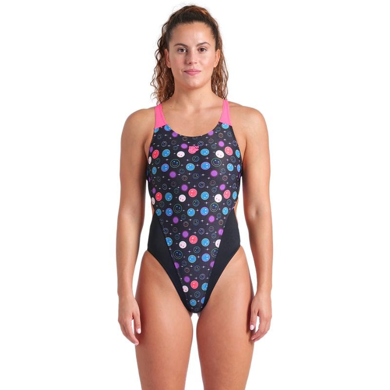 Arena - Contour Swim Tech Multi Back Ladies Swimsuit - Black/Multi – Aqua Swim Supplies