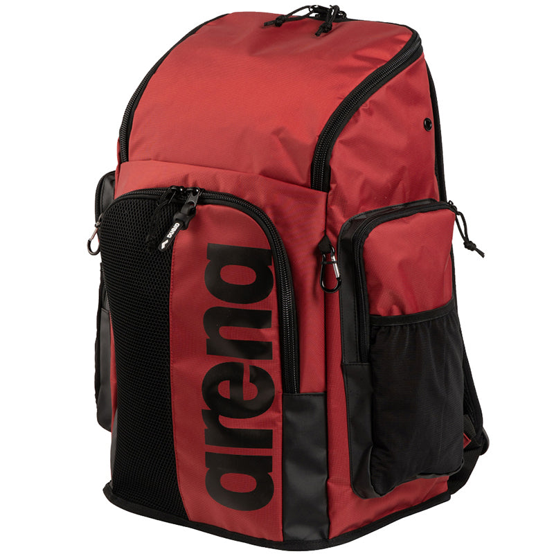 Arena - Spiky III Backpack 45 - Crimson/Black – Aqua Swim Supplies