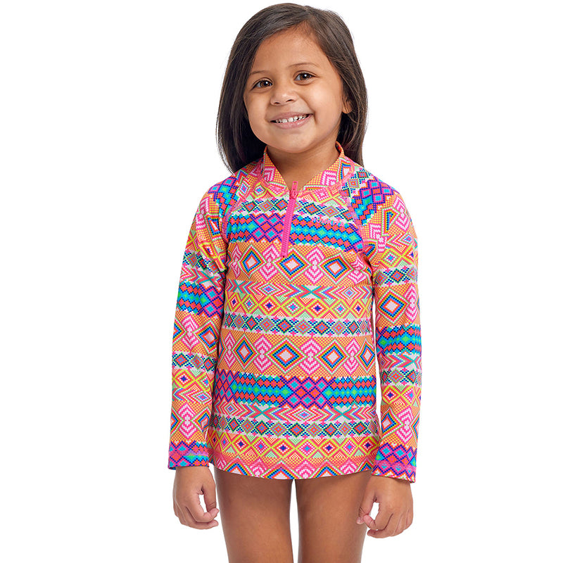 Funkita - Devil In Detail - Toddler Girls Eco Zippy Rashie & Brief ...