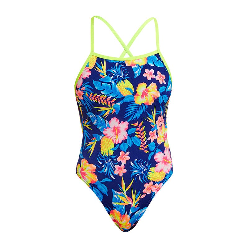 Funkita - In Bloom - Ladies Eco Tie Me Tight One Piece – Aqua Swim Supplies