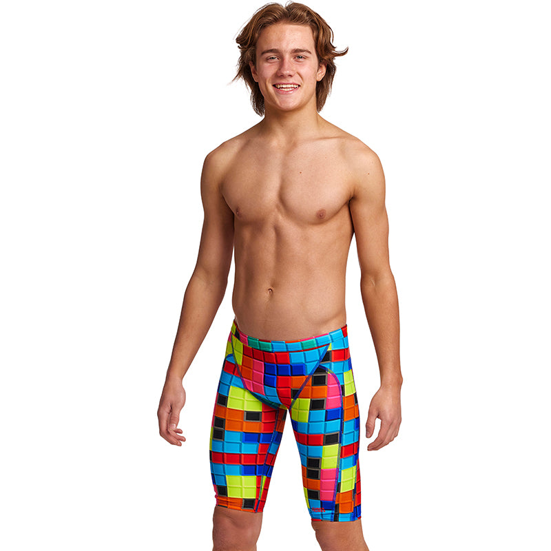 Funky Trunks - Blocked - Boys Training Jammers – Aqua Swim Supplies