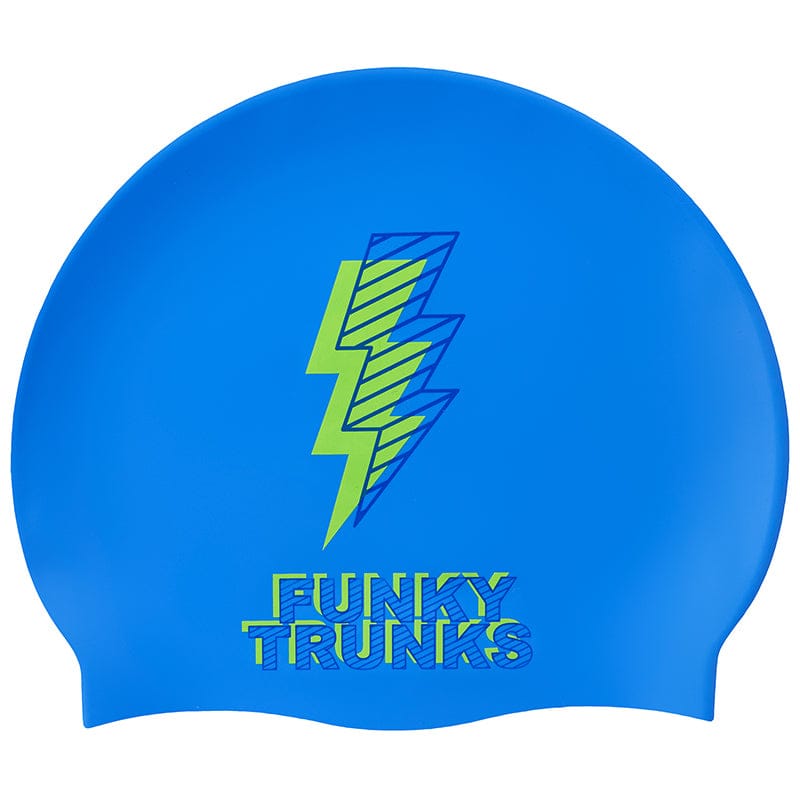 Funky Trunks - Bolted - Silicone Swimming Cap – Aqua Swim Supplies