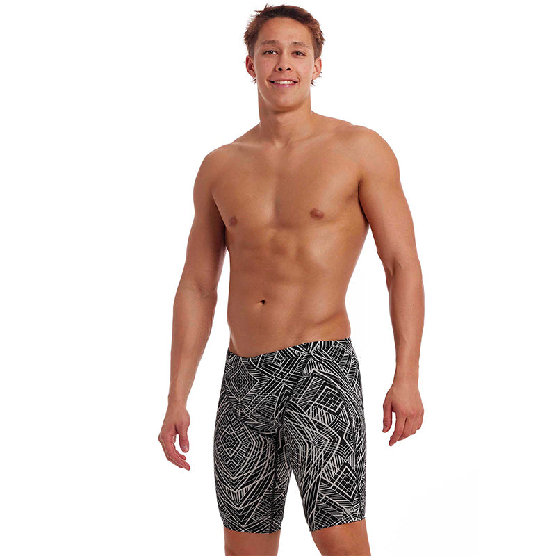 Funky Trunks - Space Signals - Mens Eco Training Jammers – Aqua Swim ...