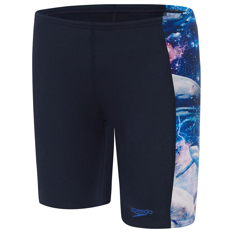 Speedo - Boys Digital AllOver Panel Jammer - Navy/Cobalt – Aqua Swim ...