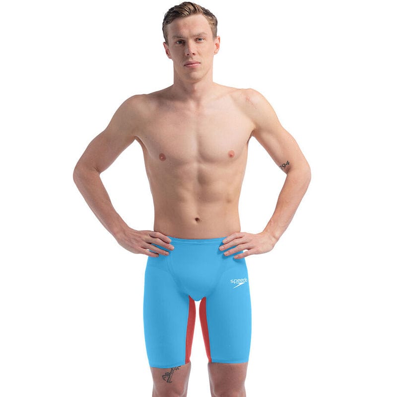 Speedo - Men's Fastskin LZR Pure Valor 2.0 Jammer - Blue/Red – Aqua ...