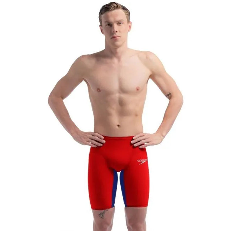 Speedo - Men's Fastskin LZR Pure Valor 2.0 Jammer - Red/Blue – Aqua ...