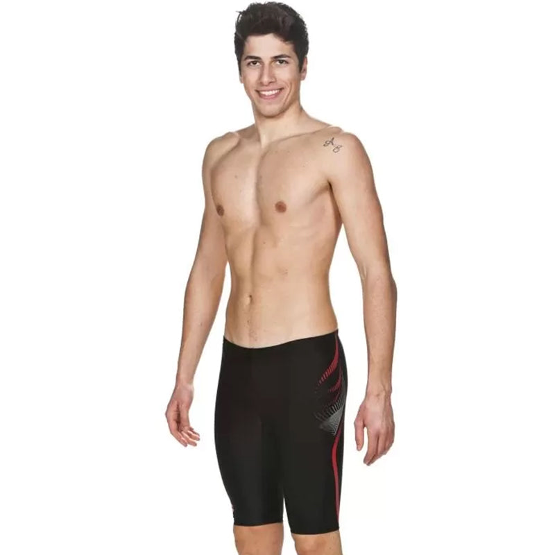 Arena - Flow Mens Jammers - Black/Red – Aqua Swim Supplies