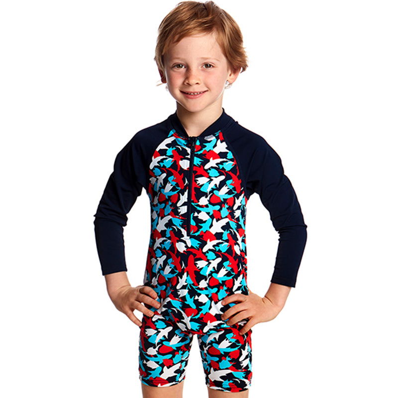 Funky Trunks - Feeding Frenzy Toddlers Go Jump Suit – Aqua Swim Supplies