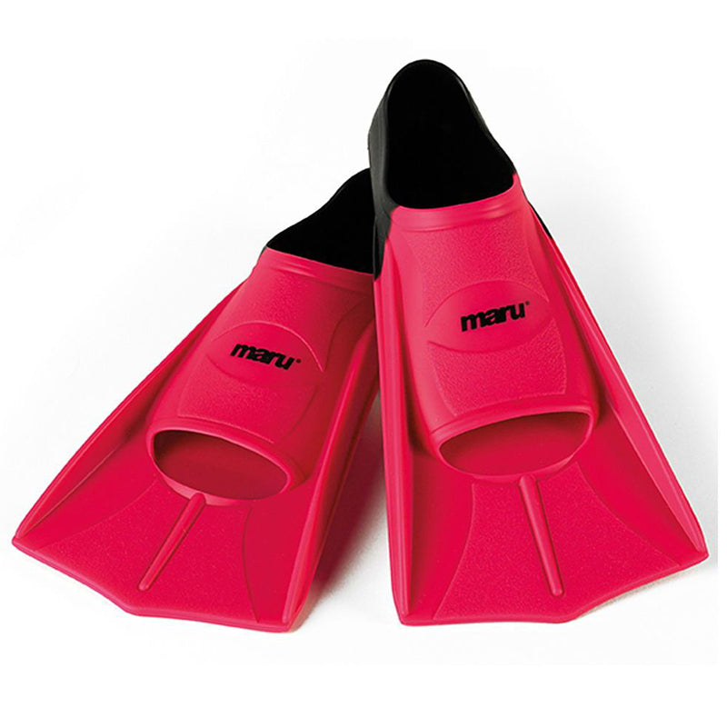 Maru - "New" Training Fins / Flippers - Neon Pink/Black – Aqua Swim ...
